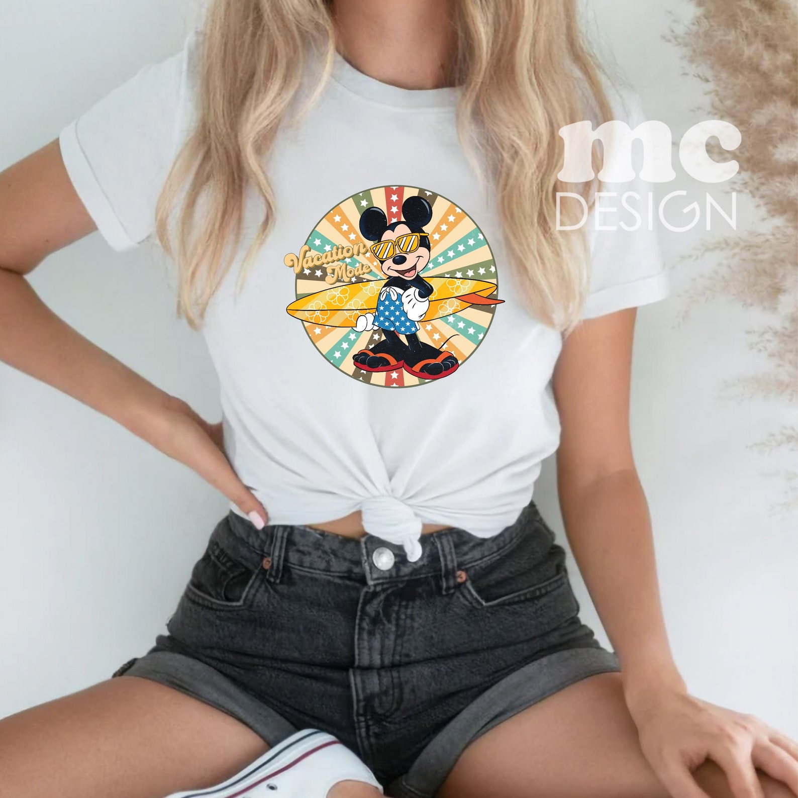 Mickey Mouse PNG File | Mickey Vacation Mode | Mickey Sublimation ...