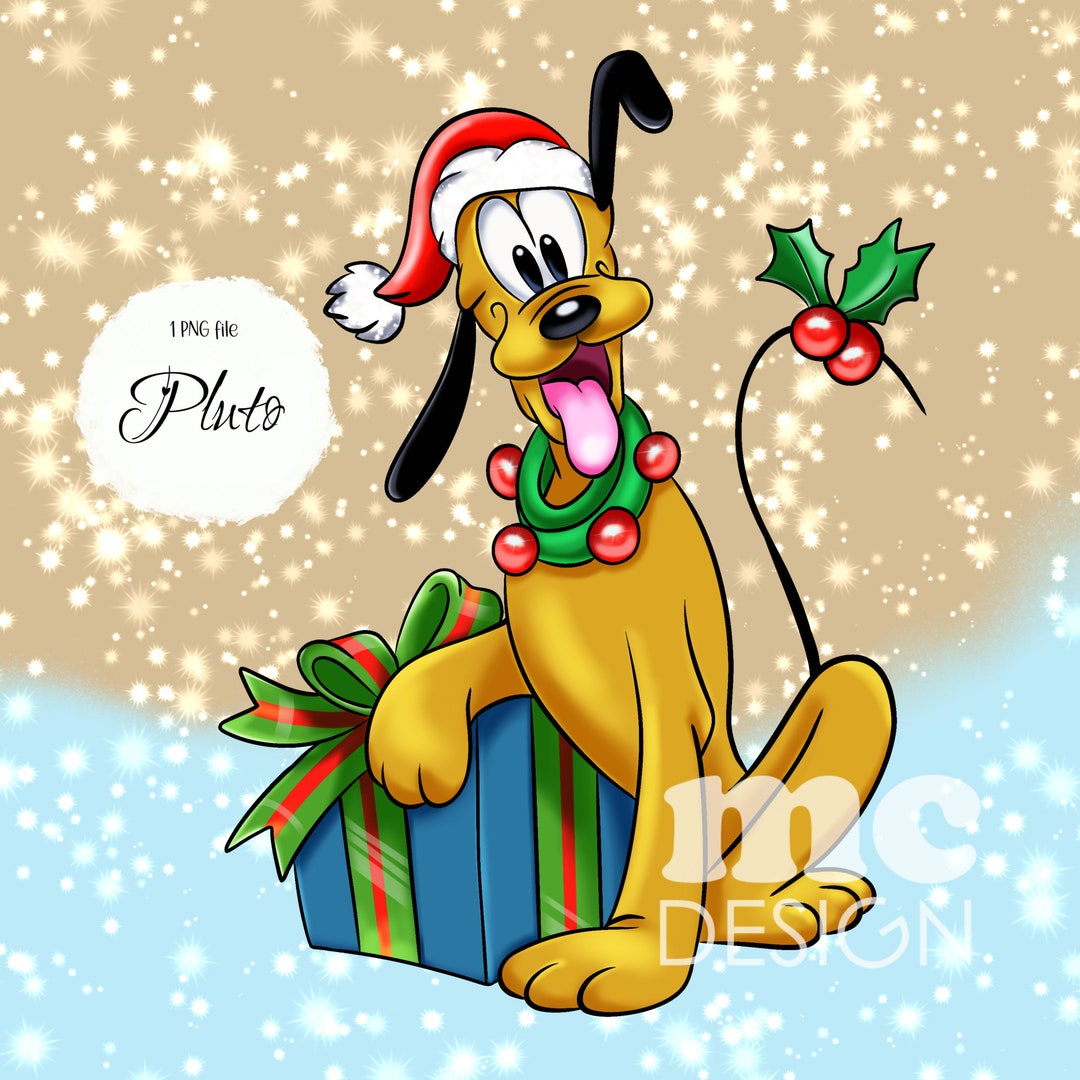 Christmas Pluto PNG File | Pluto Christmas | Pluto Sublimation Design ...