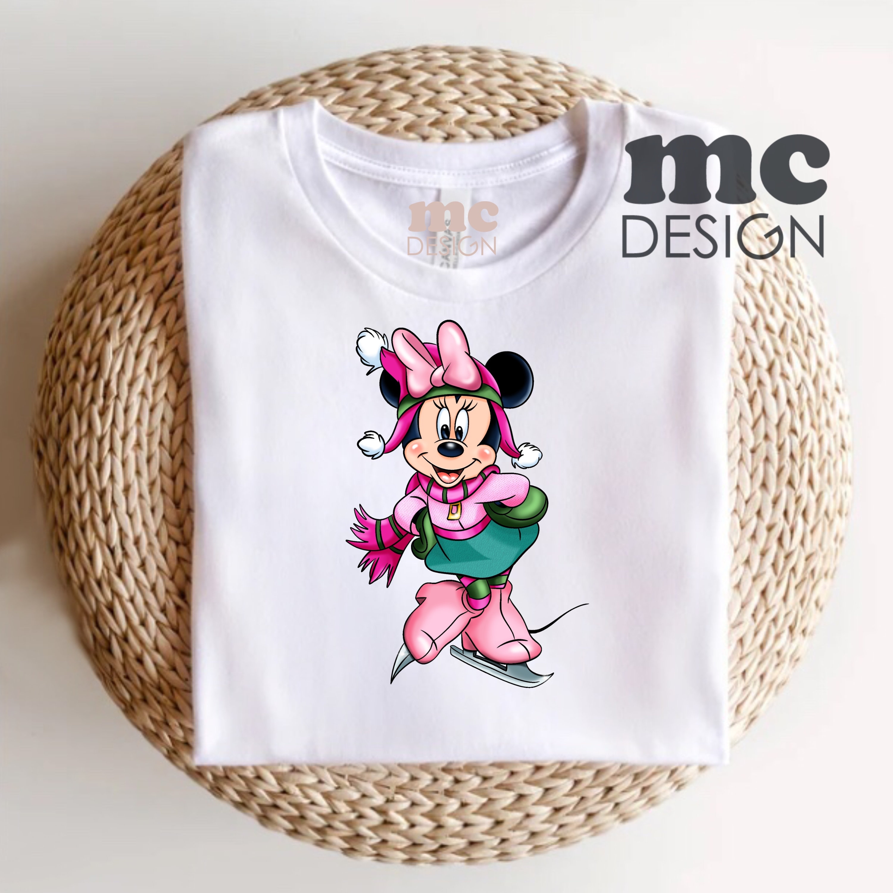 Minnie Mouse PNG File Minnie Winter Minnie Sublimation - Etsy
