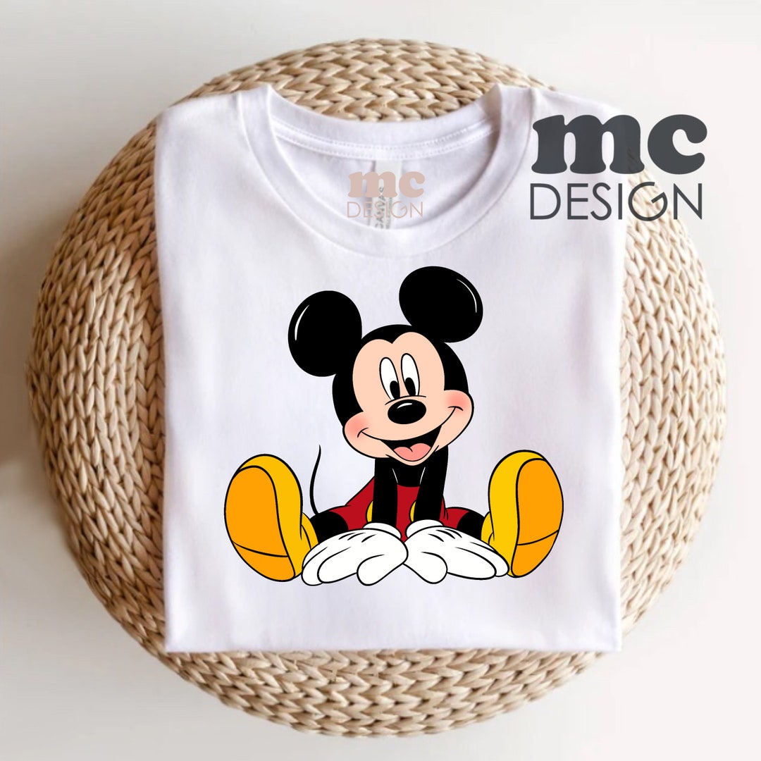 Mickey Mouse PNG File | Mickey Sitting | Mickey Sublimation Design ...