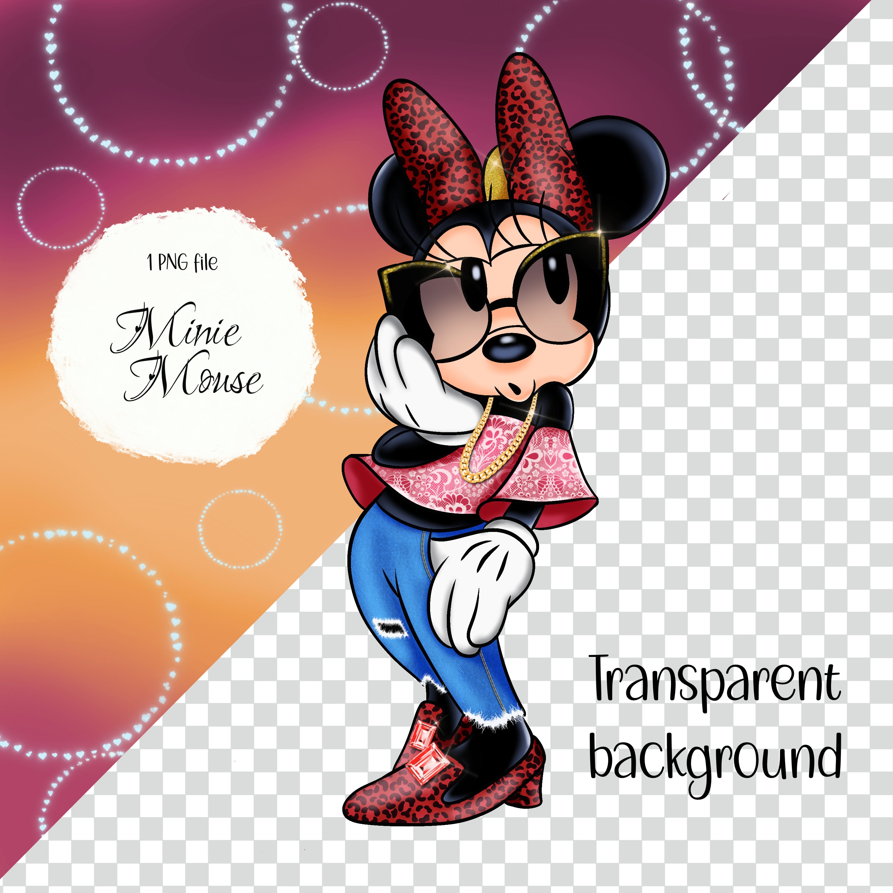 Gangsta Minnie Mouse Drawing