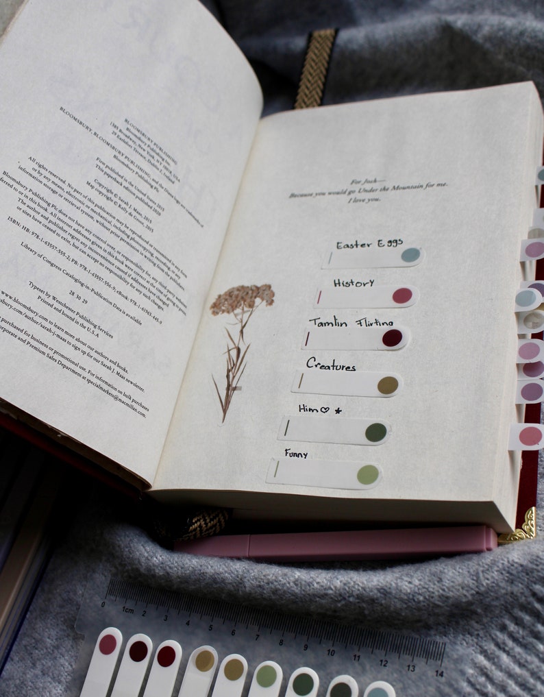 ACOTAR Annotations Handmade Hardcover Rebound Book Sara J. Mass Tamlin ...