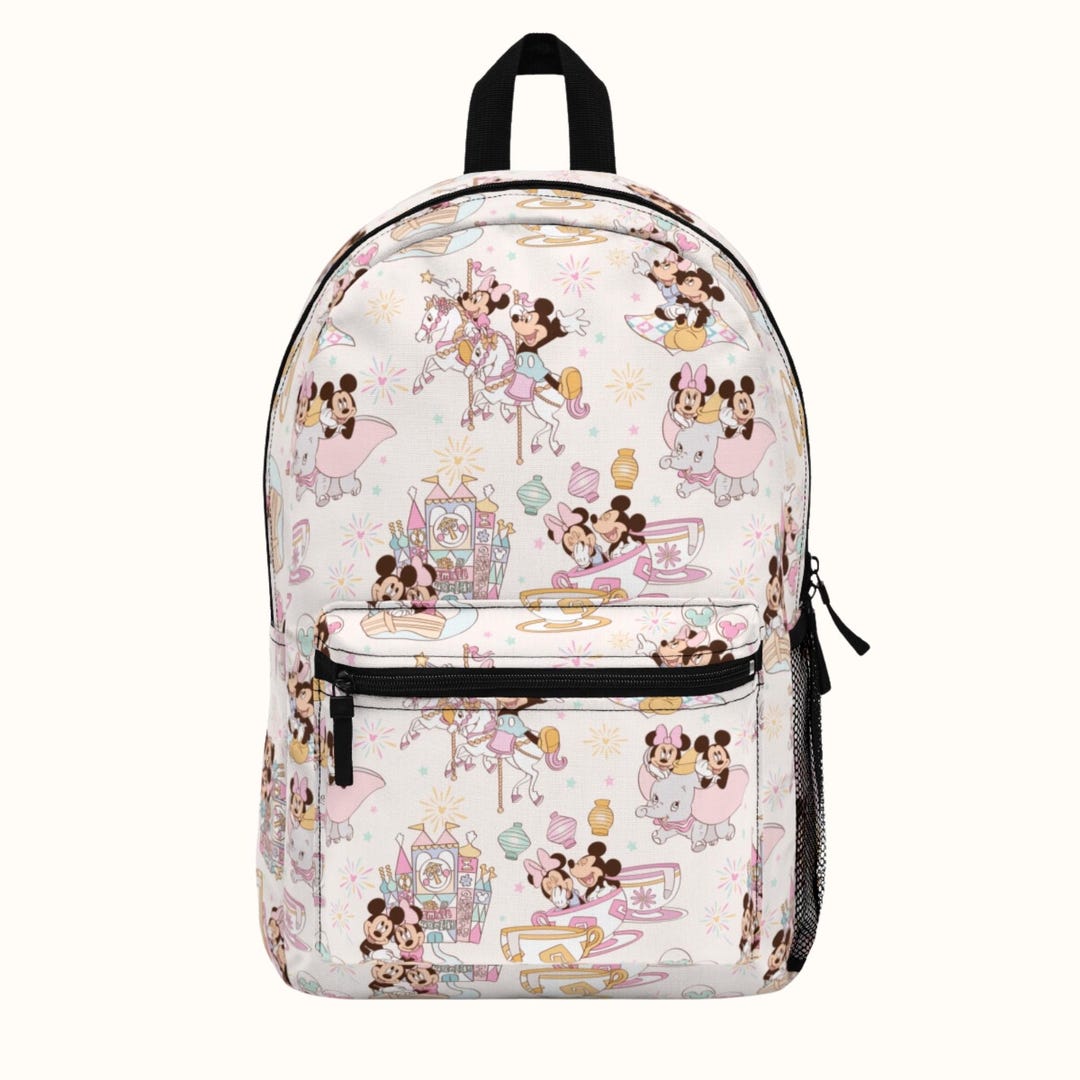Mickey Minnie Backpack, Disney Backpack, Back to School Book Bag ...