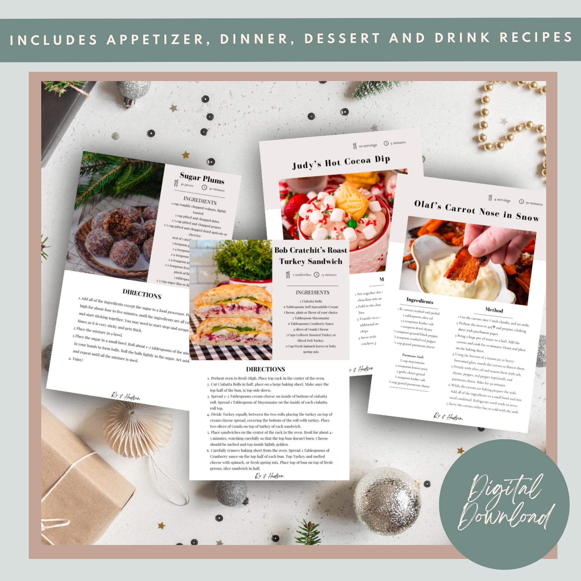 Christmas Movie Night Dinner Menu, Dinner and Movie Date Night, Fun ...