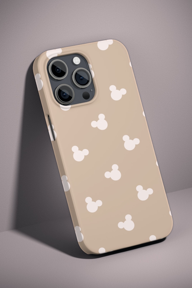 Brown and Pink Mickey Mouse Phone Case Disney iPhone Case Disney ...