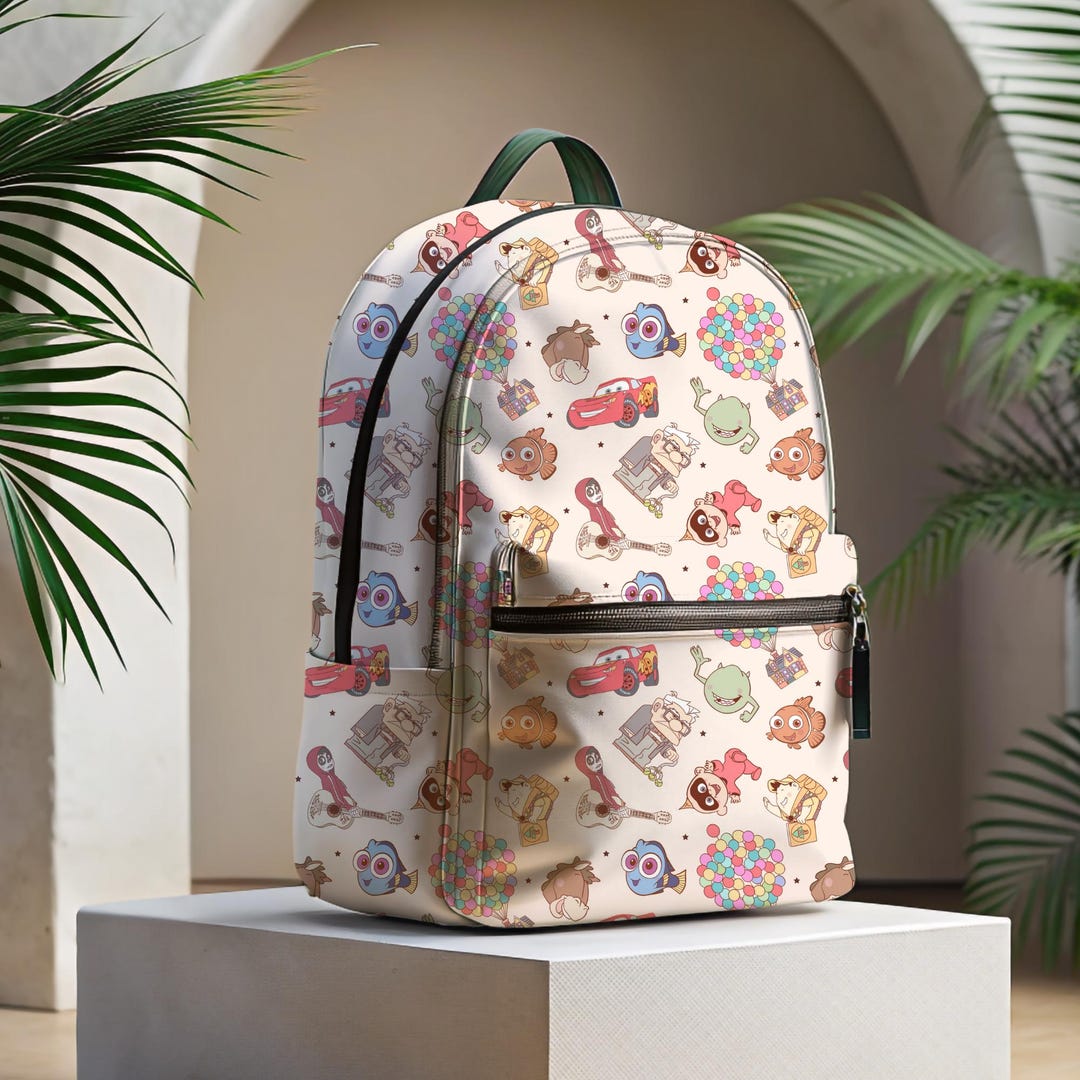 Pixar Disney Backpack, Finding Nemo Cars, Back to School Book Bag ...