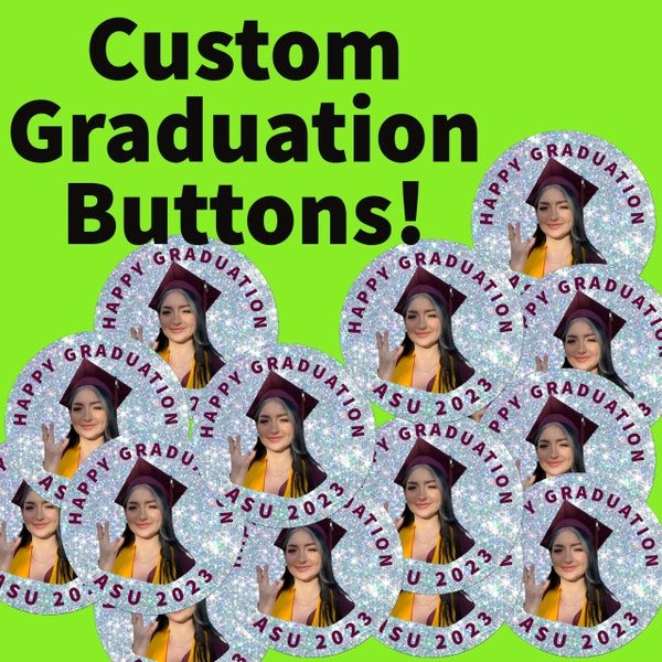 Graduation Cap Buttons - Etsy