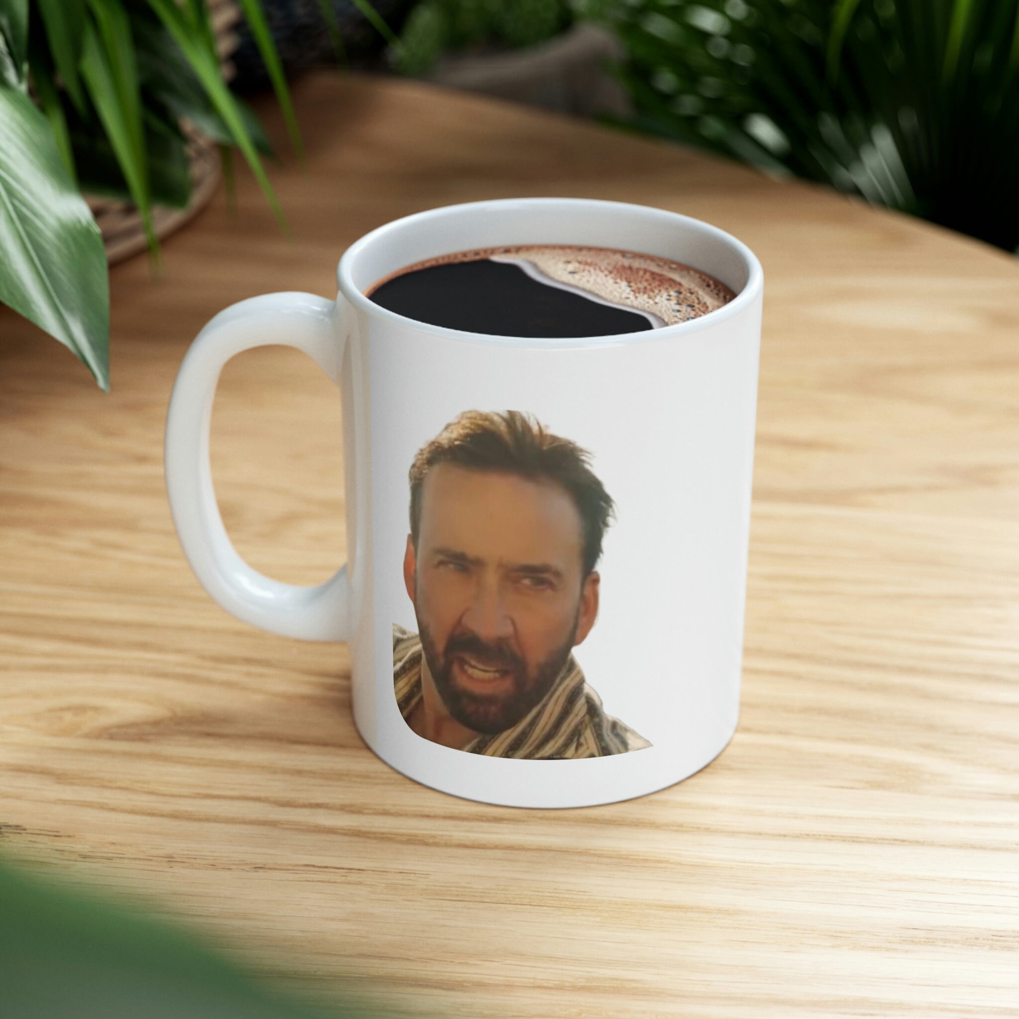 Pedro Pascal Nicholas Cage Meme Ceramic Mug 11oz - Etsy