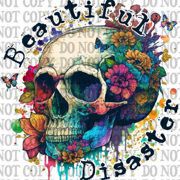 Beautiful Disaster Png - Etsy