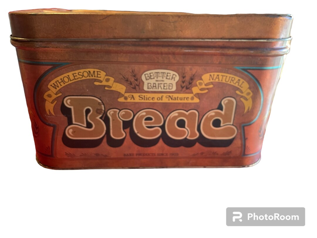 Vintage Metal Bread Box Tin Made by Cheinco - Etsy