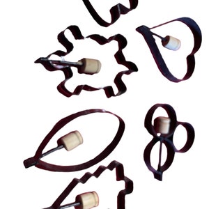 6 Piece Pancake/cookie Cutter Molds, Metal - Etsy