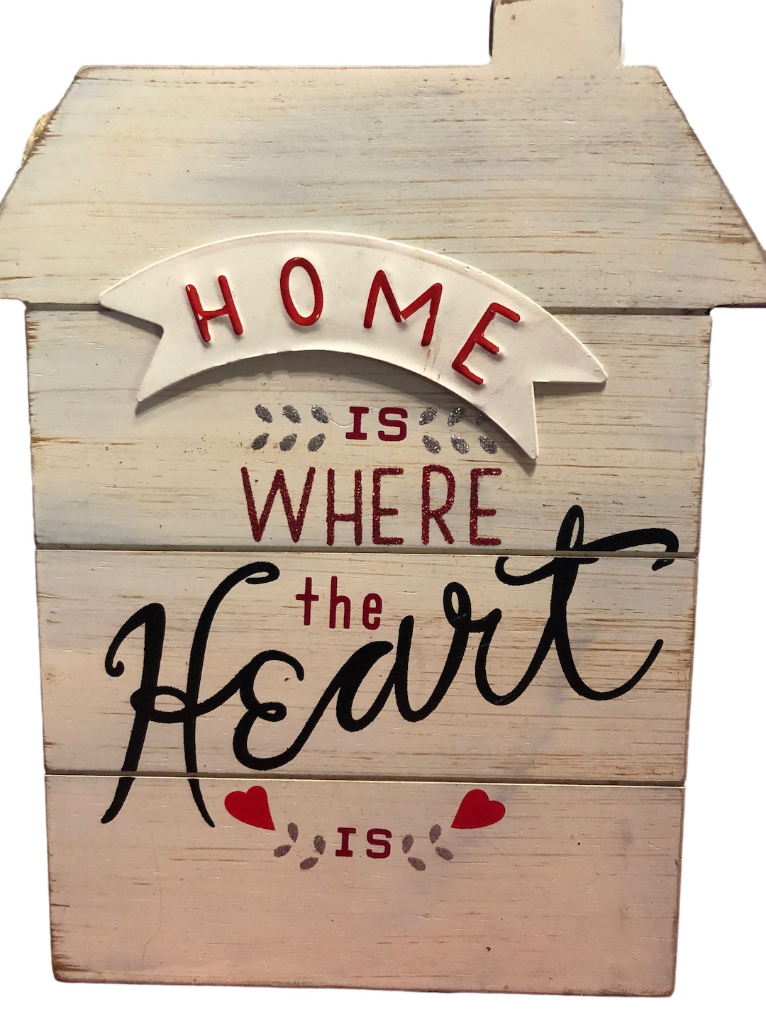 Home is Where the Heart is Sign - Etsy
