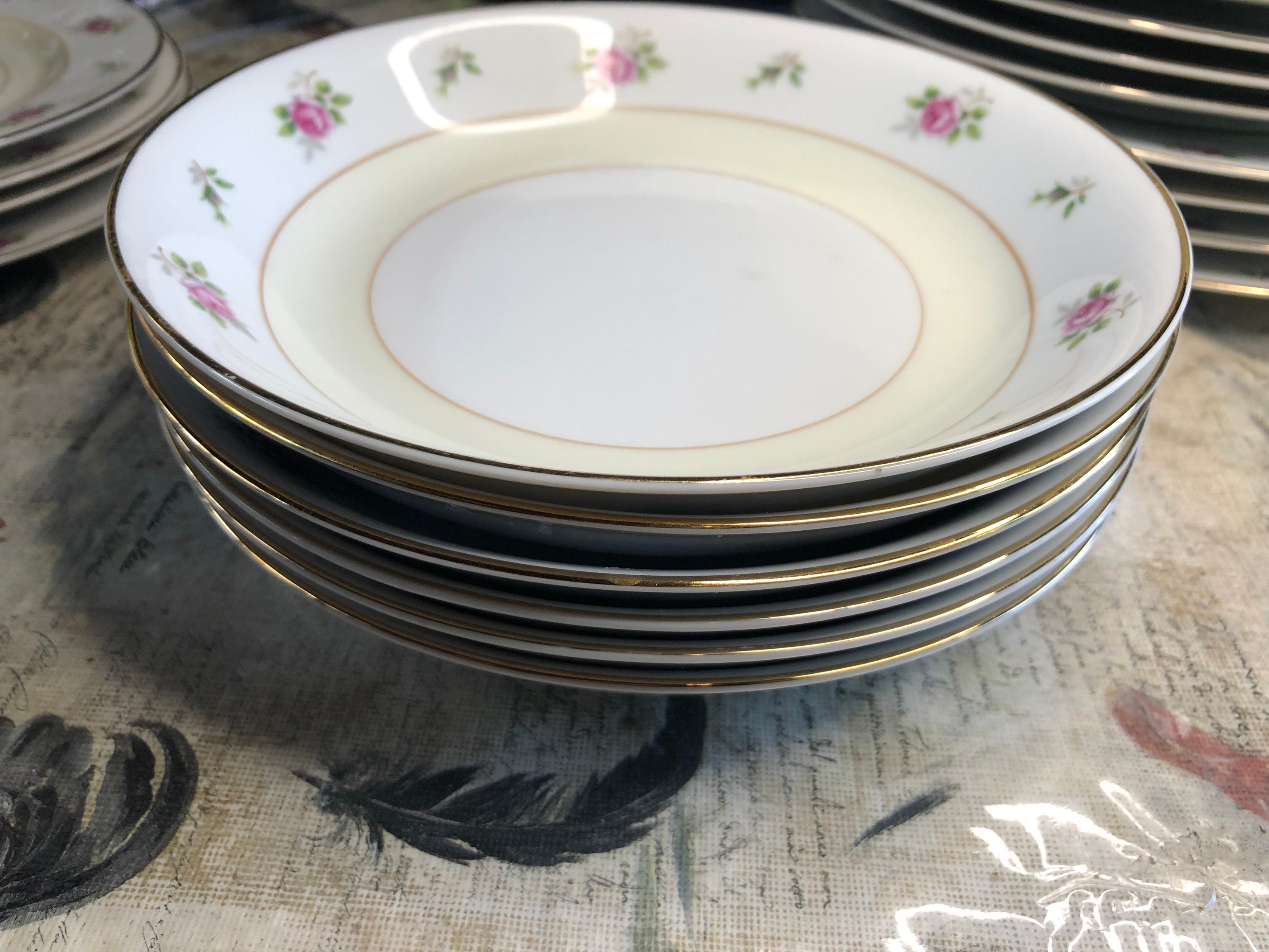 Fuji Rosebud China Set of 22 Pieces Made in Occupied Japan - Etsy
