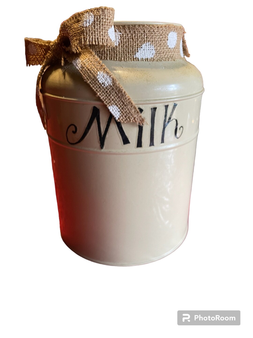 Vintage Style Milk Metal Container, Home Decor, Home Decoration, Milk ...