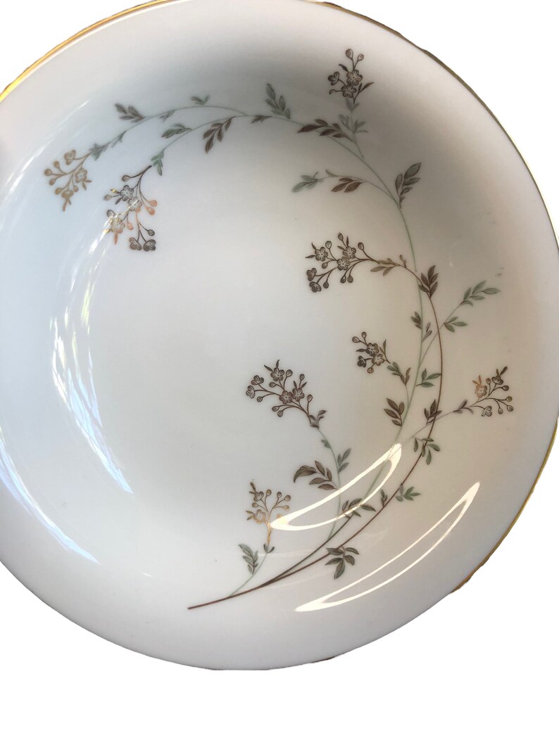 Noritake FLORENCE Fine China Japan 5528 Gold Rim Mid-century 20 Piece ...