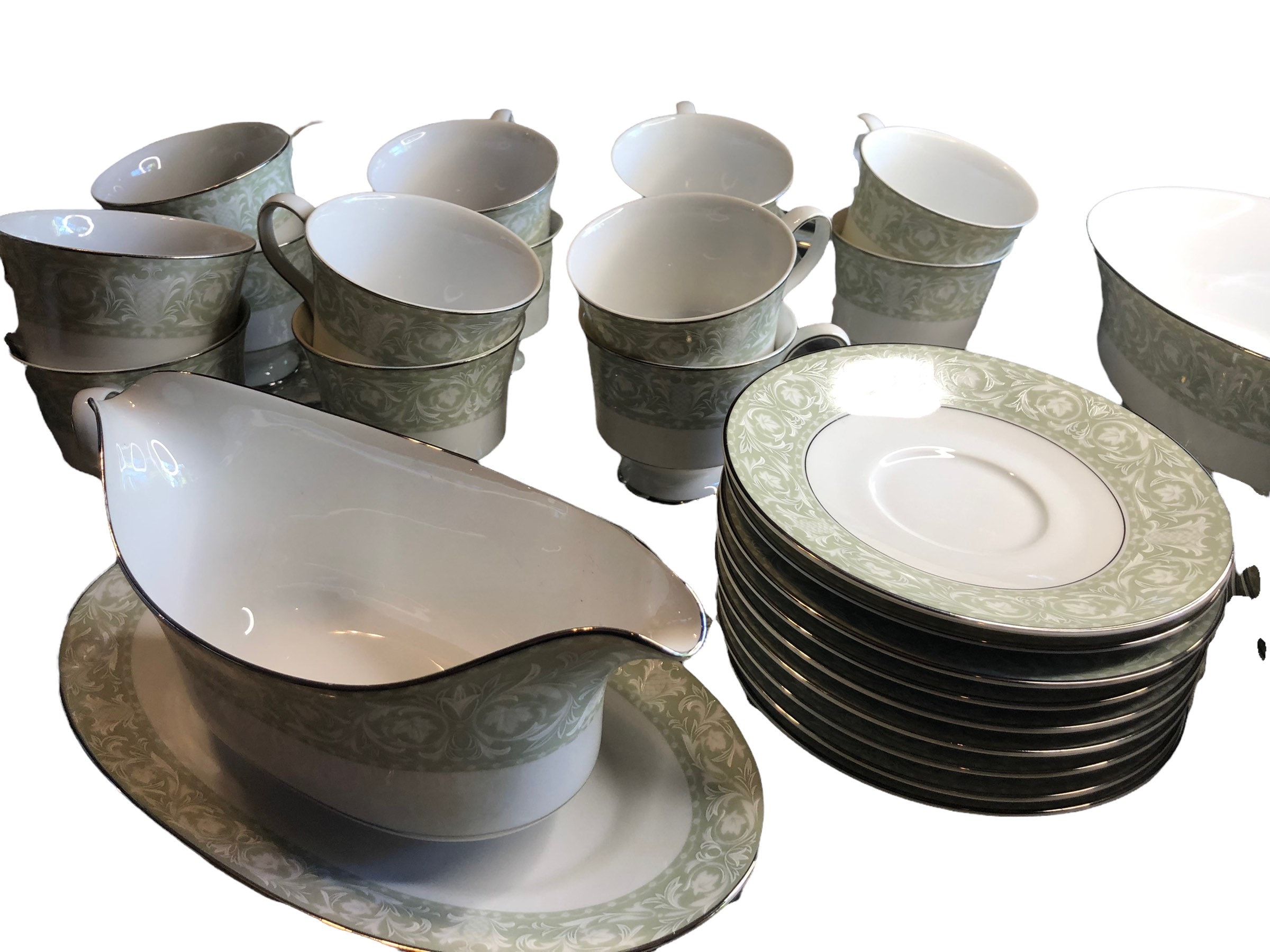 Sango Fine China Japan Buckingham Pattern Set of 42 Pieces - Etsy