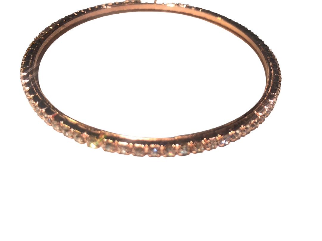 New Rose Gold Faux Diamond Bengal Bracelet - Etsy