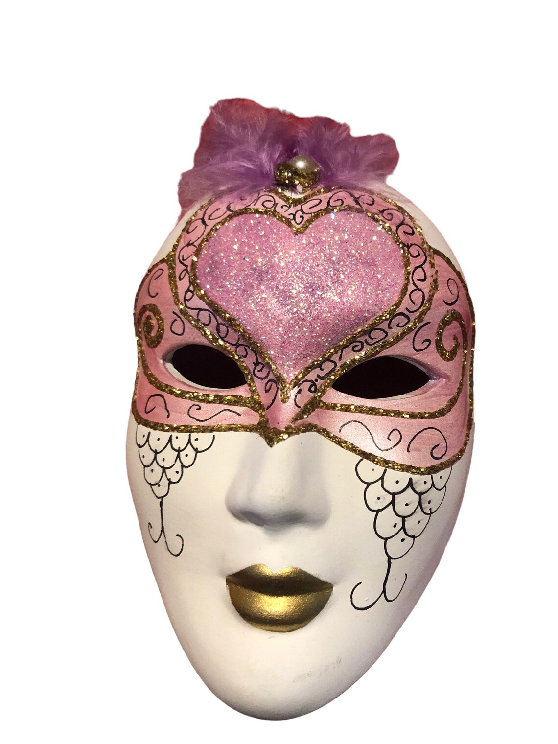 Italian Handmade Masquerade Mask Home Decor, Gift Idea, Carnivale ...