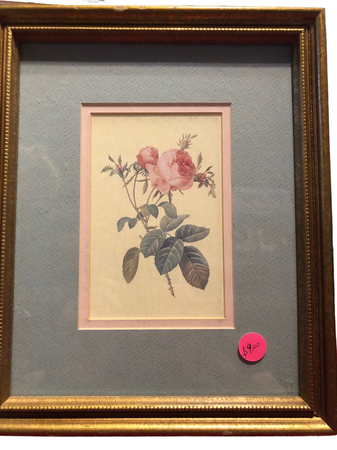 Art Print of Rose in Frame - Etsy