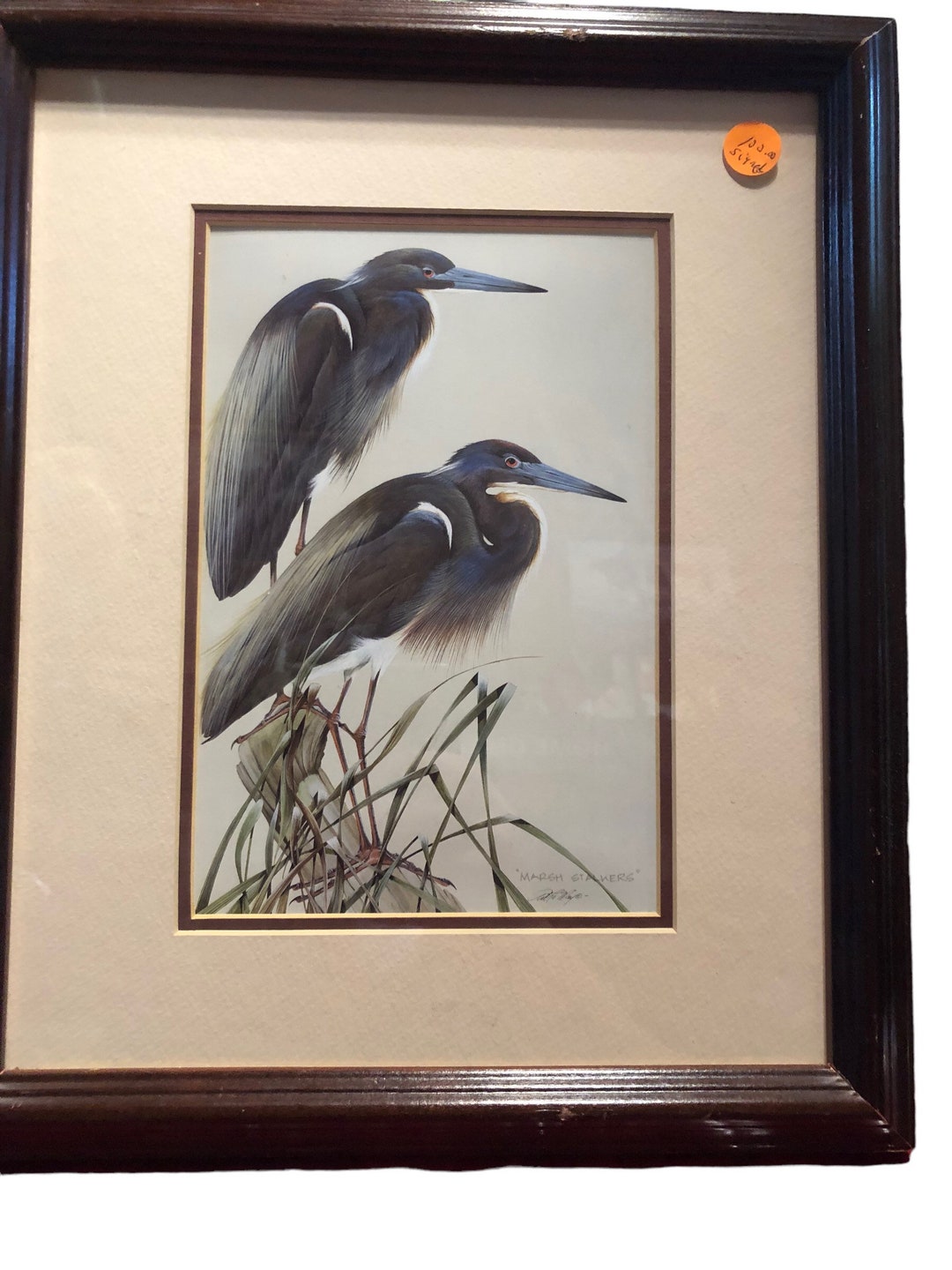 Art Lamay Signed Print - Marsh Stalkers Birds Print, Collectors Edition ...