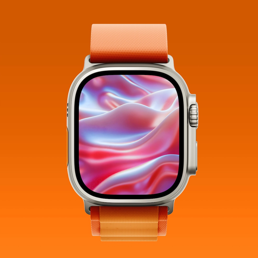 Colorful Waves Apple Watch Background - Digital Download - Smartwatch ...