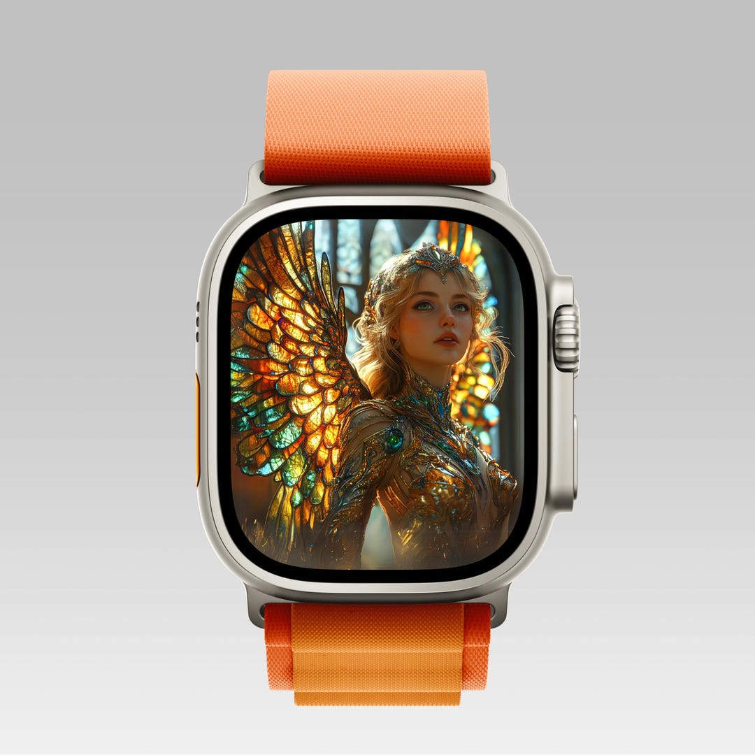 Angel Premium Apple Watch Background - Digital Download - Smartwatch ...