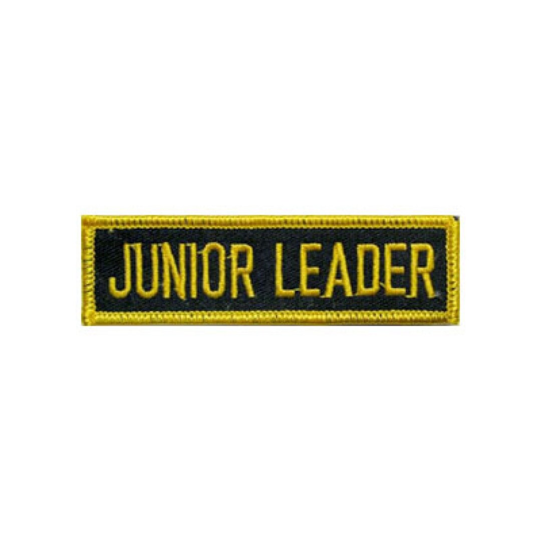 Martial Arts Embroidered Gi Patches Uniform Suit Badges Junior Leader ...
