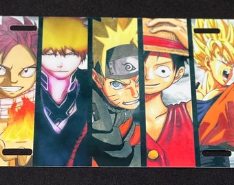 Anime License Plates - Etsy