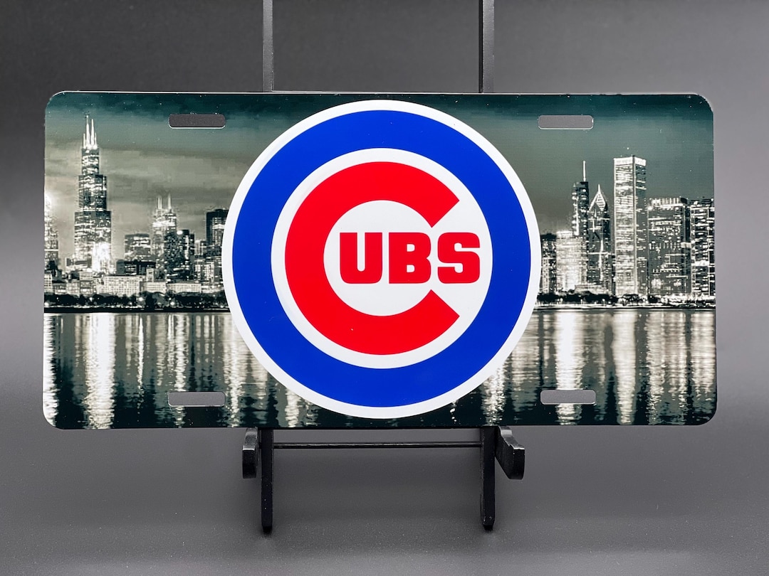 Cubs Skyline License Plate - Etsy