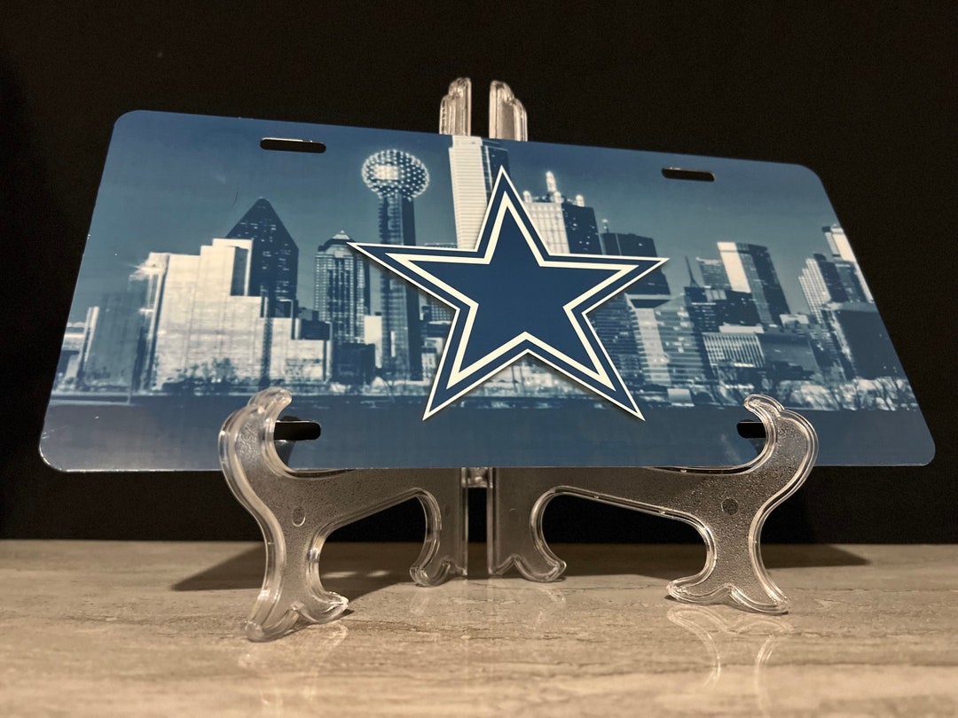 Cowboys Skyline License Plate - Etsy