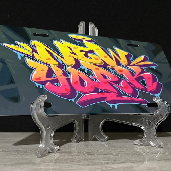 Graffiti License Plate - Etsy