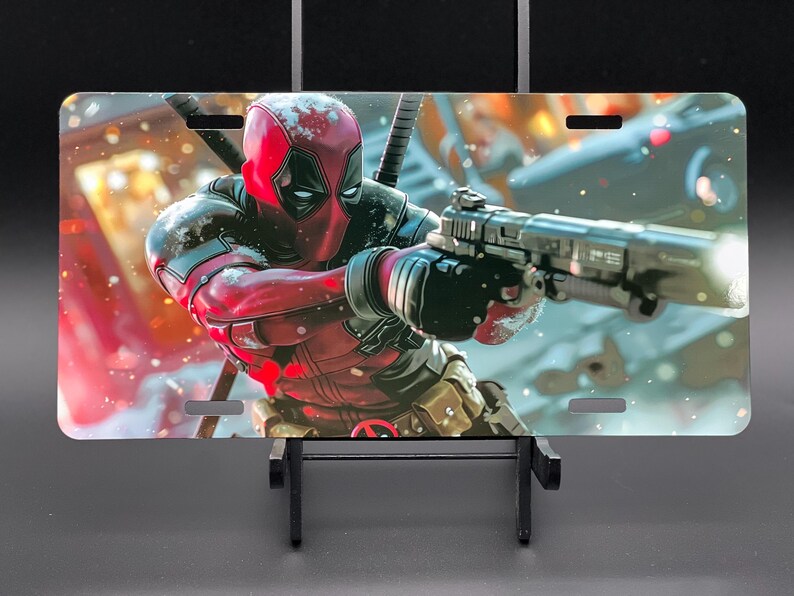 Deadpool License Plate - Etsy