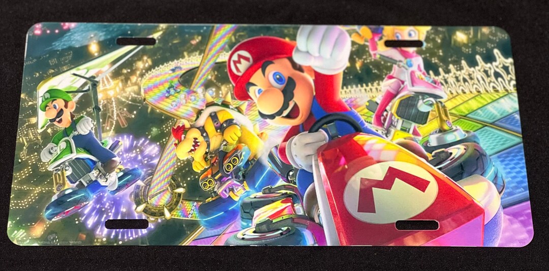 Mario Kart License Plate - Etsy