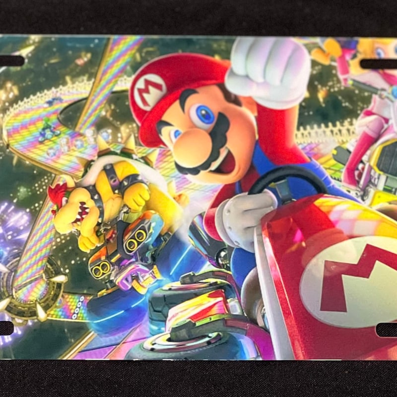 Super Mario License Plate - Etsy