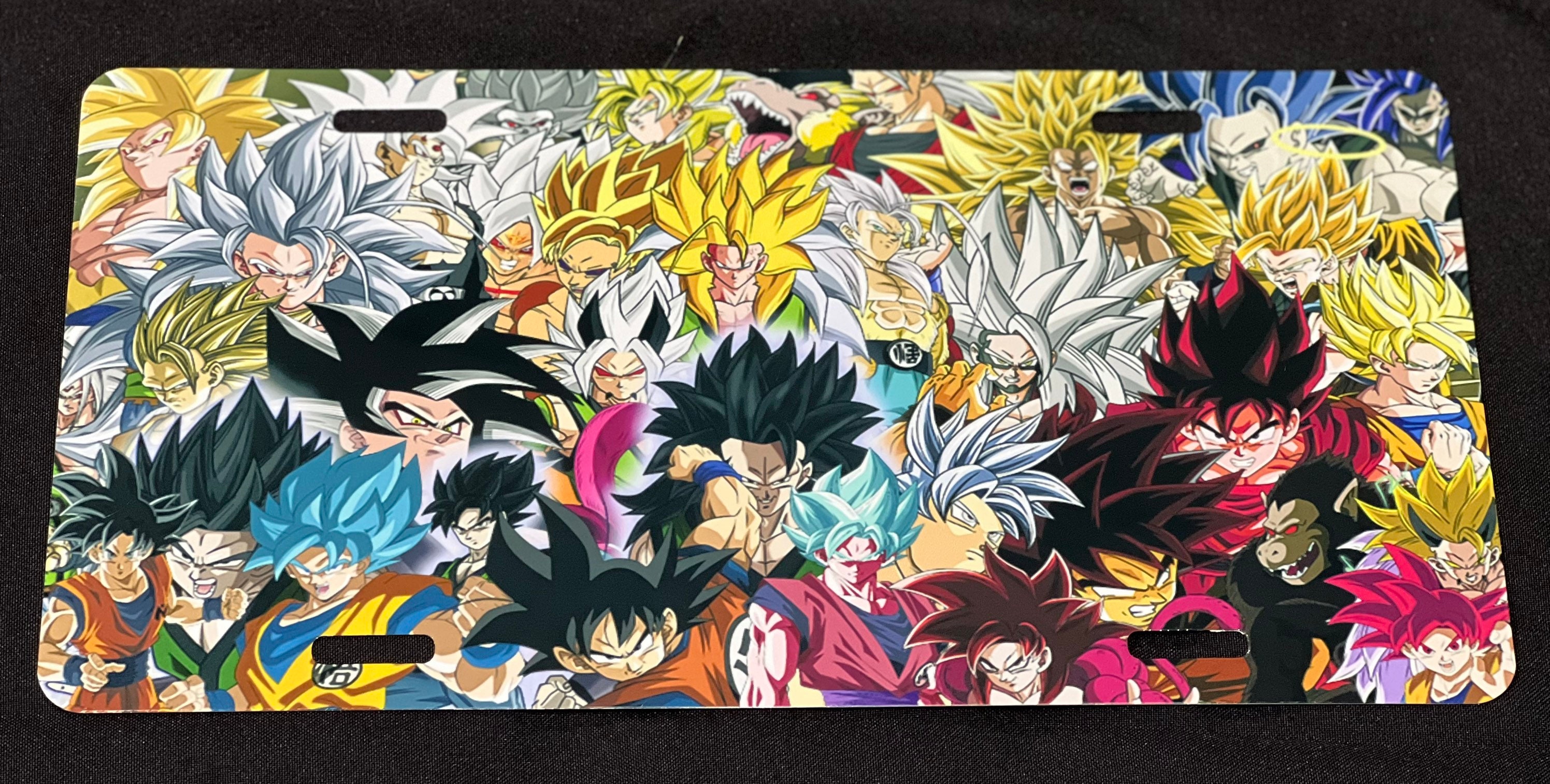 Goku License Plate - Etsy