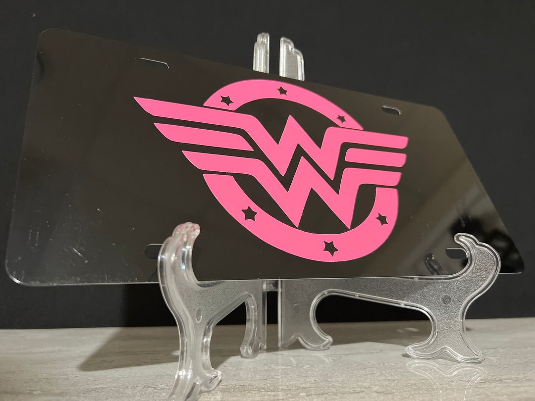 Wonder Woman Glow in the Dark License Plate - Etsy