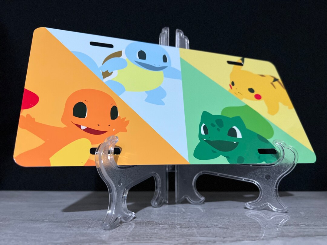 Pokemon License Plate - Etsy