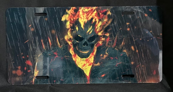 Ghost Rider License Plate - Etsy