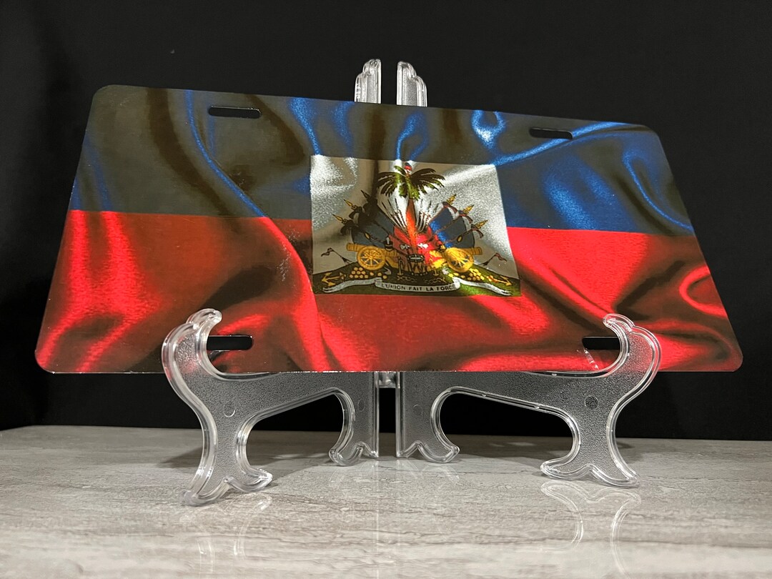 Haiti Flag License Plate - Etsy