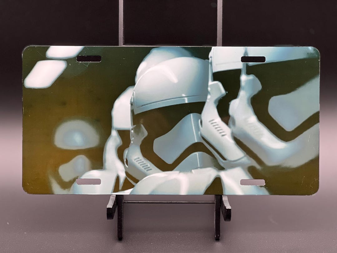 Stormtrooper License Plate - Etsy