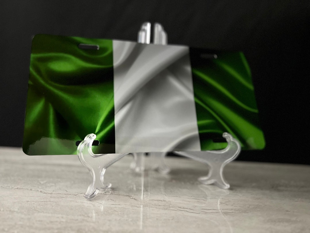 Nigeria Flag License Plate - Etsy
