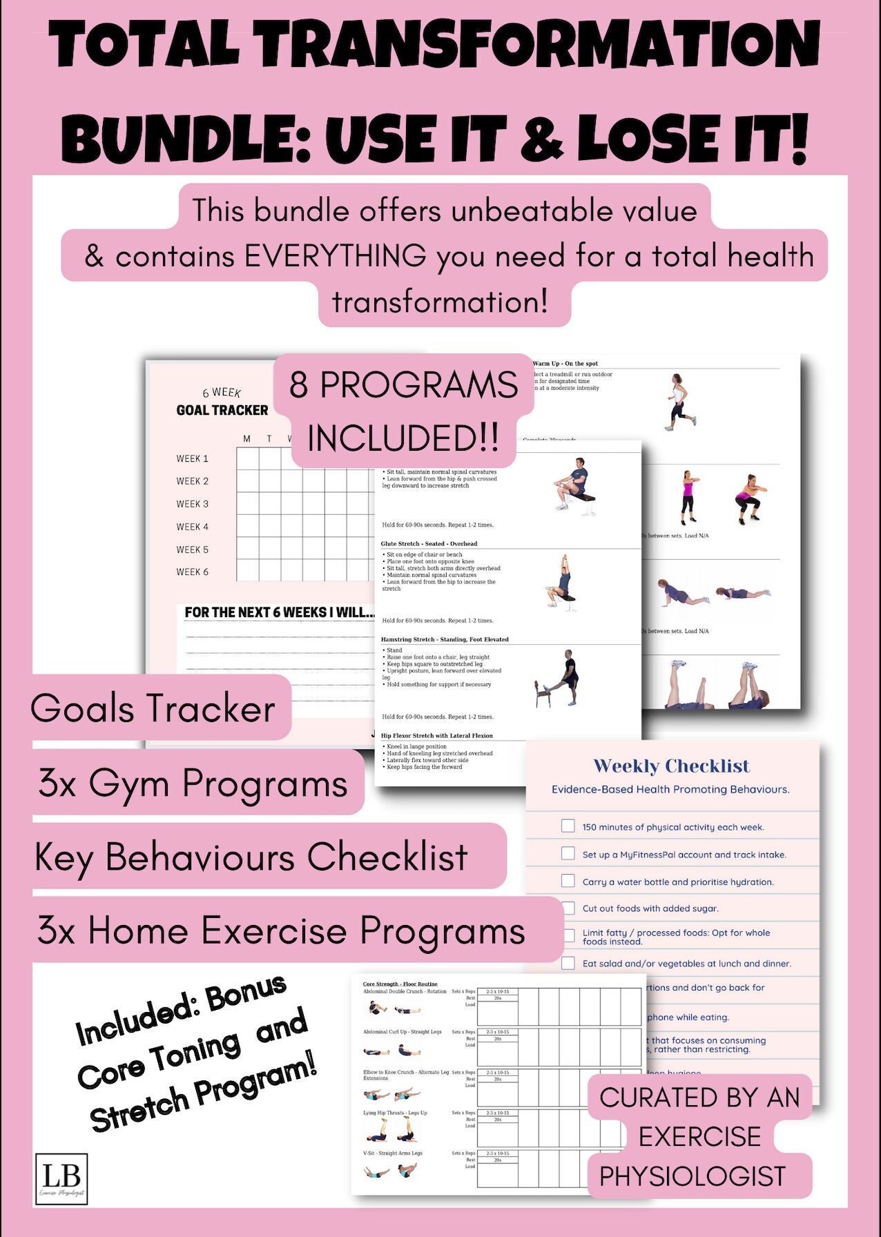 TOTAL TONE TRANSFORMATION - High Value Bundle From an Exercise ...