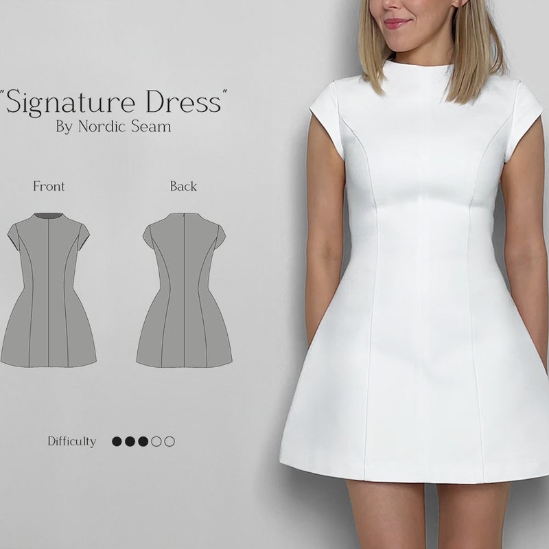 Mini Dress Patterns - Etsy