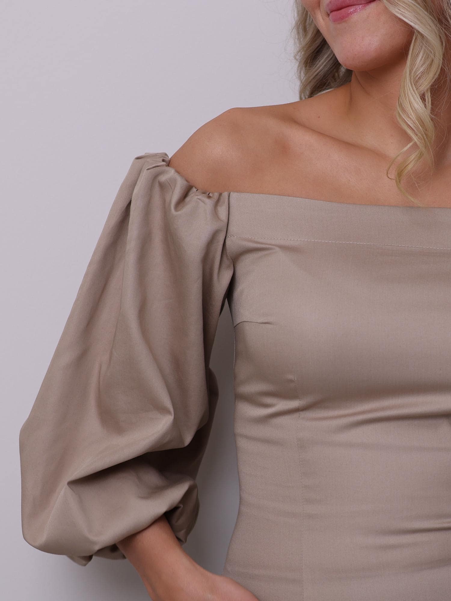 Off-shoulder Puff Sleeve Blouse Sewing Pattern | Women's Sizes EU 32-50 ...