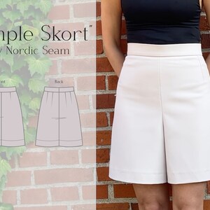 Easy DIY Shorts Sewing Pattern Beginner-friendly Shorts and Skirt ...