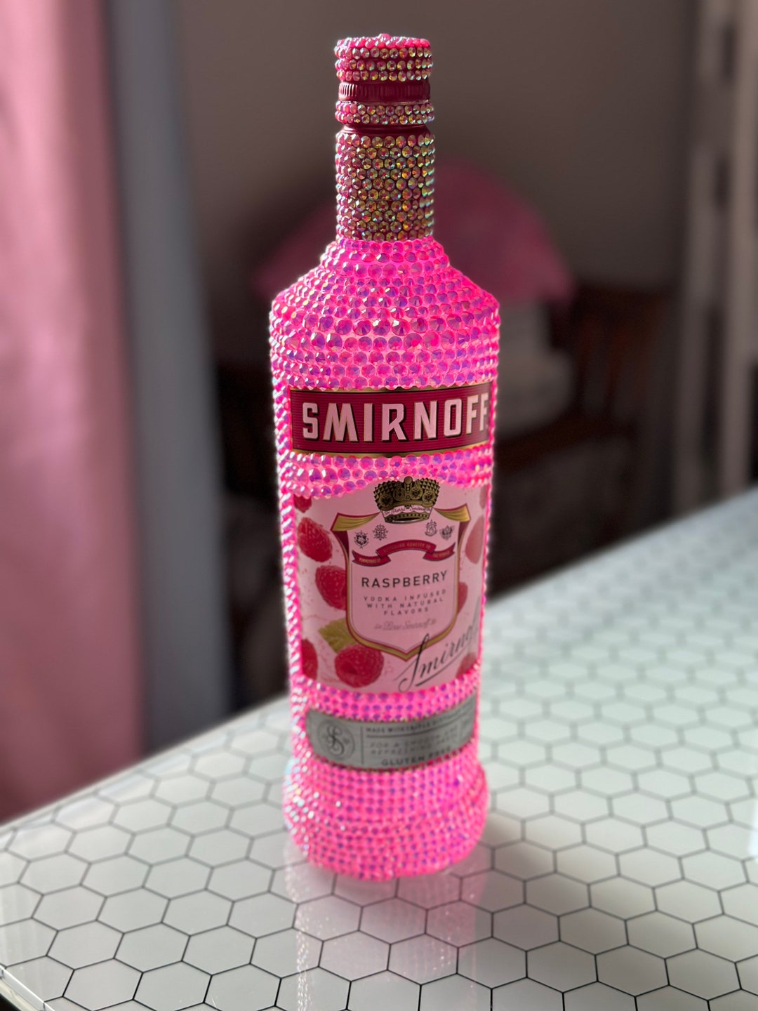 Rhinestone Bottle - Etsy