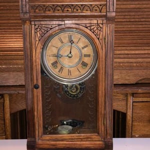 F Kroeber Antique American Clock, All Original - Etsy