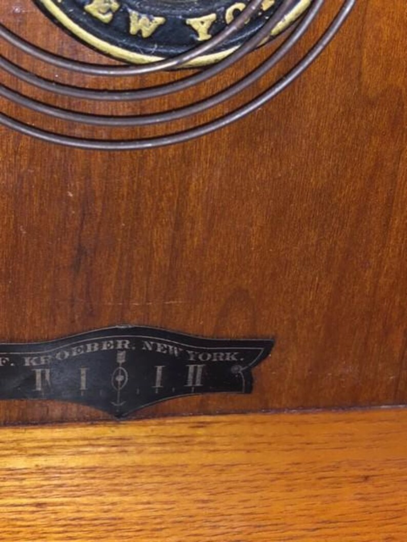 F Kroeber Antique American Clock, All Original - Etsy
