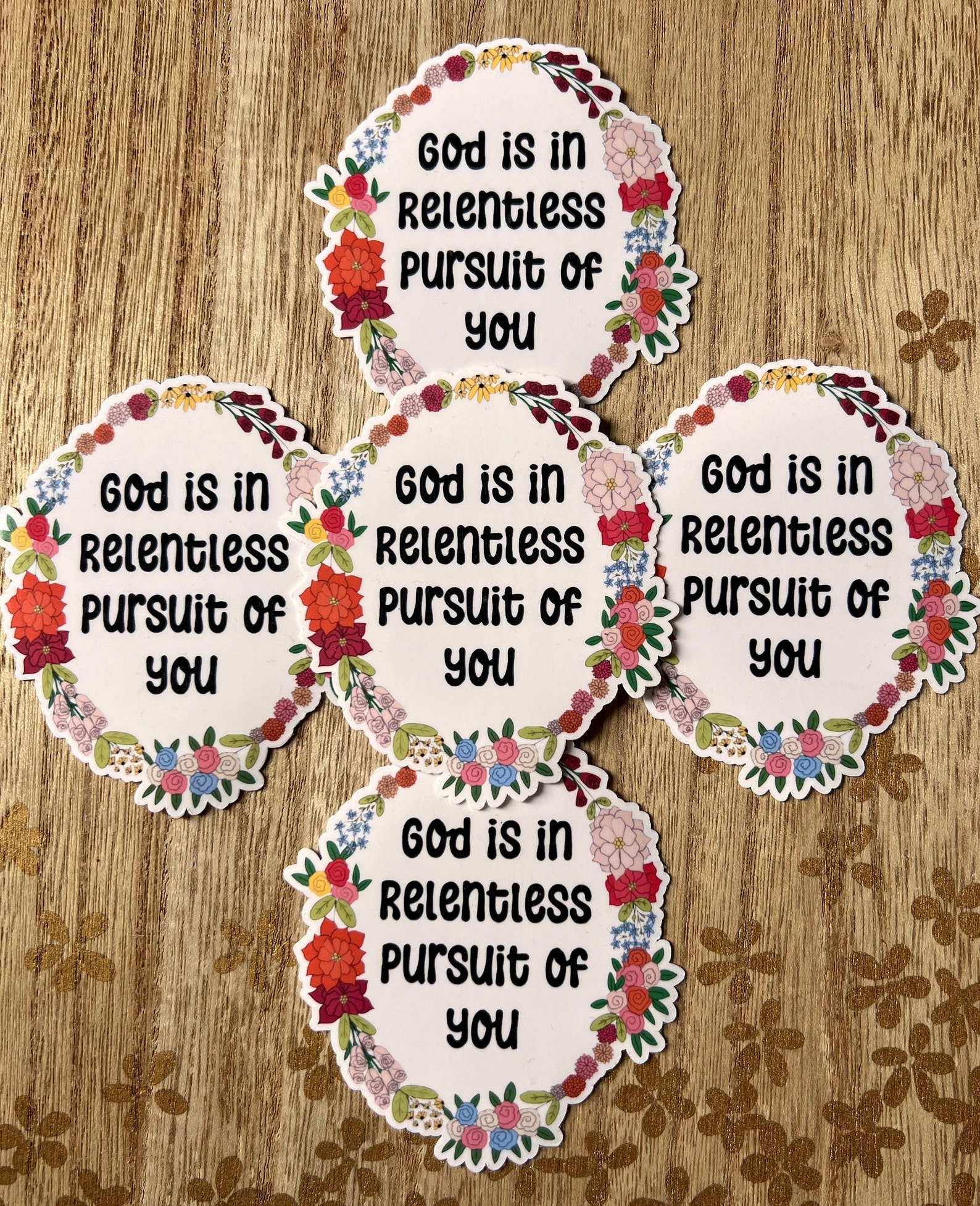 God is in Relentless Pursuit of You Sticker - Etsy