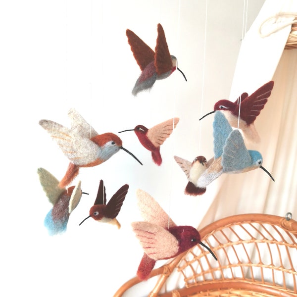 Flying Bird Mobile - Etsy